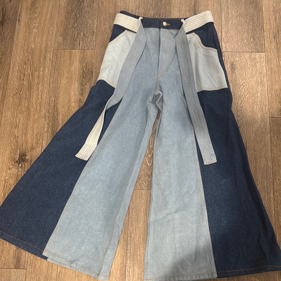 FARM Rio | Jeans | Farm Rio Twotone Denim Jeans | Poshmark
